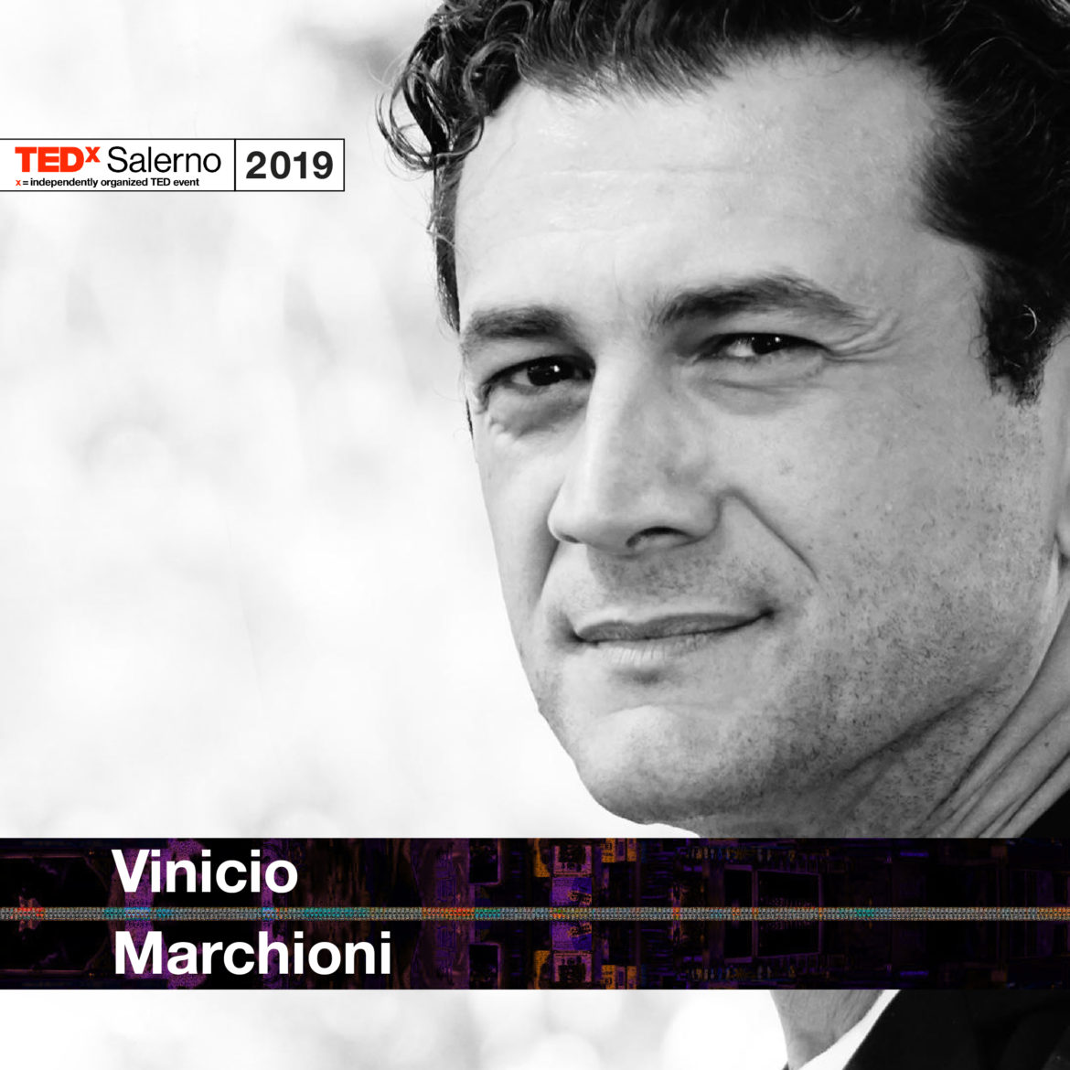 L’attore Vinicio Marchioni al TEDxSalerno 2019 - RCS75