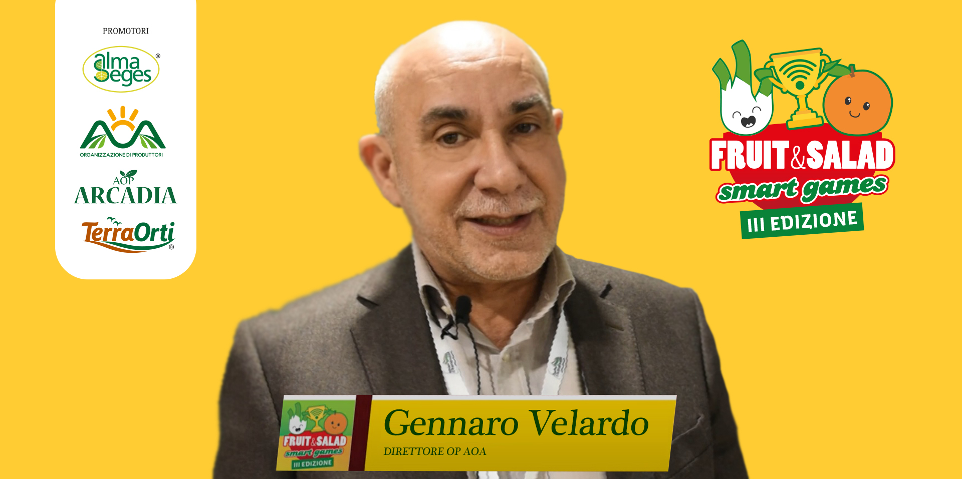 Gennaro Velardo - Direttore della Aoa - chiude Fruit & Salad Smart ...