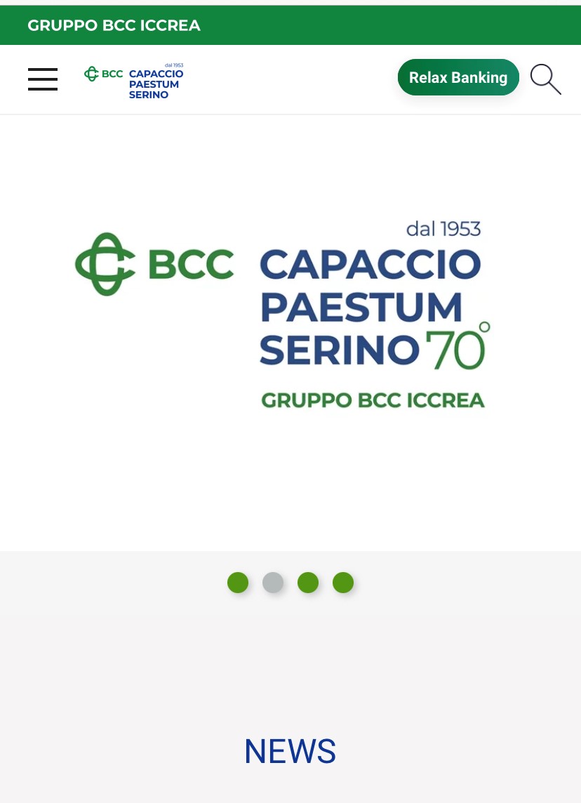 BCC Capaccio Paestum e Serino: nuovo sito web per nuove esperienze