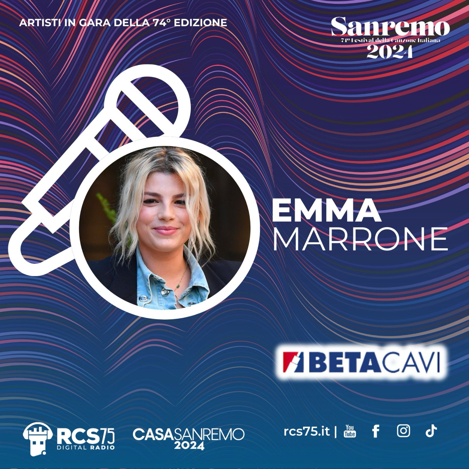 Rcs75 al Festival di Sanremo 2024 con Beta Cavi! - RCS75