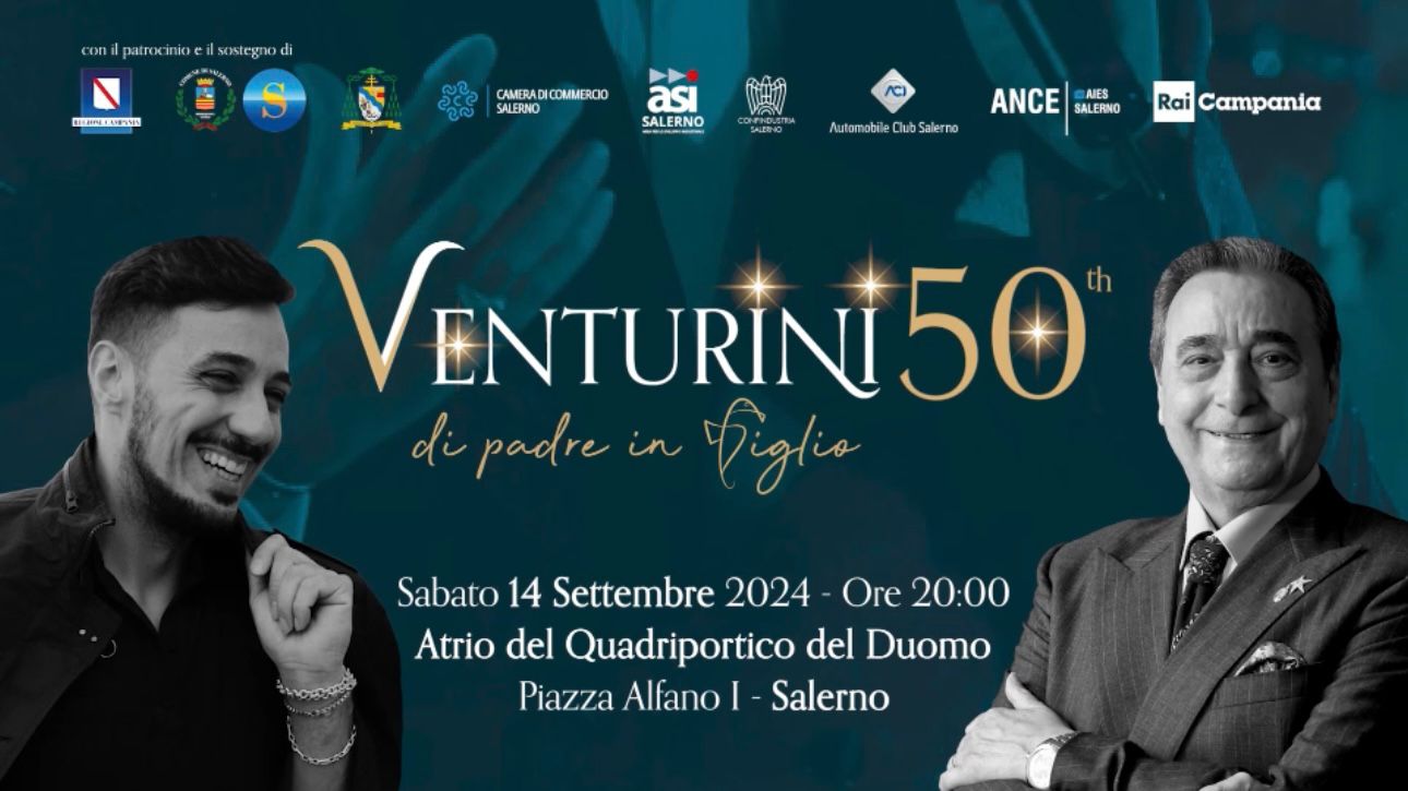 Venturini 50th - Di padre in figlio: concerto-evento a Salerno - RCS75